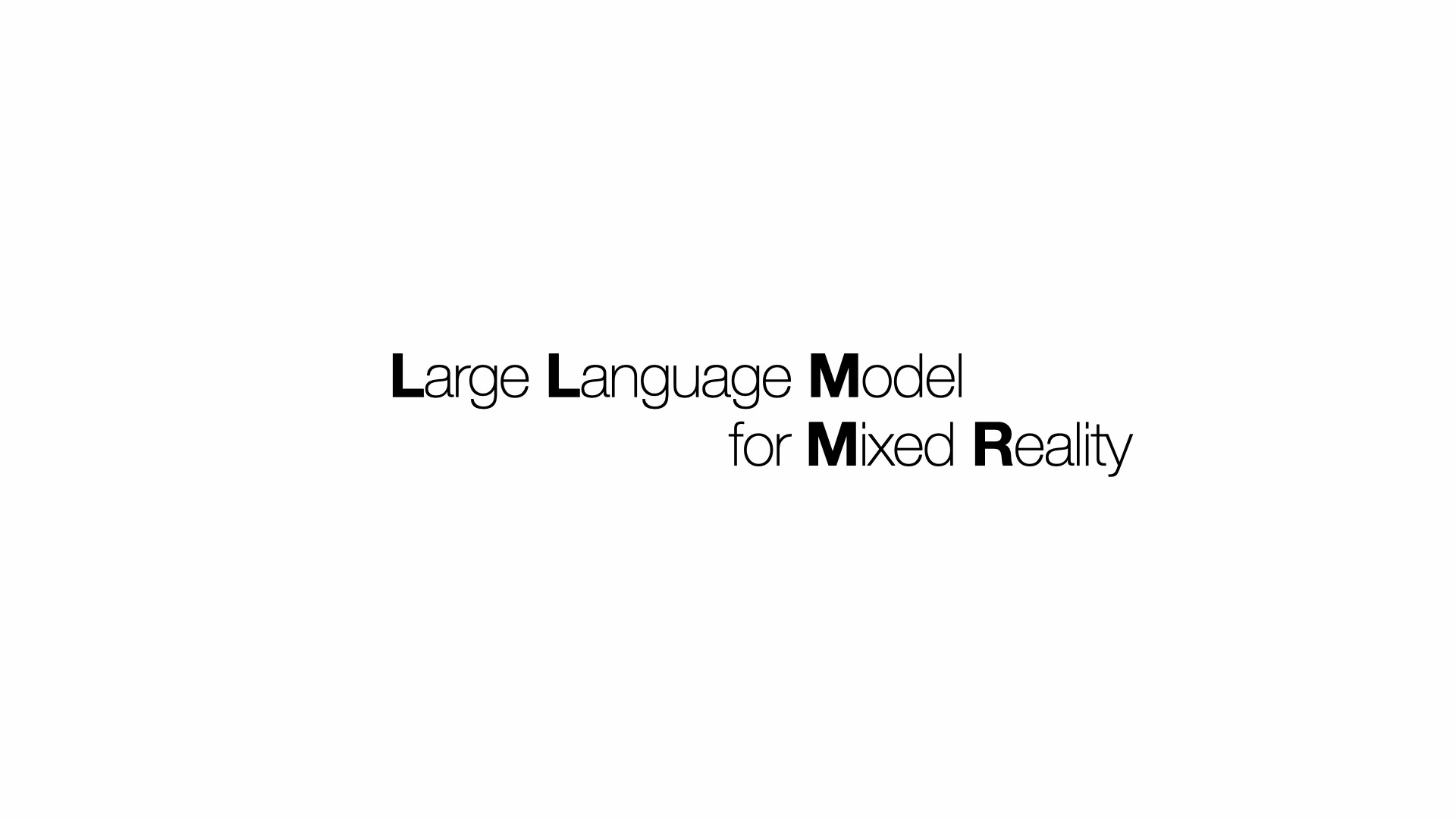 LLMR: Real-time Prompting of Interactive Worlds using Large Language Models